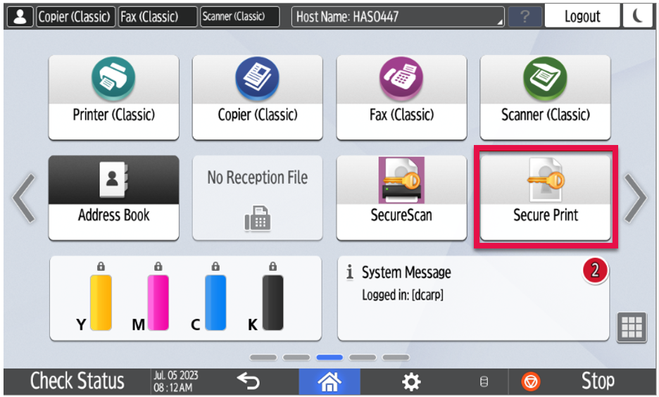 Ricoh Badge Enrollment Instructions | UCSF IT
